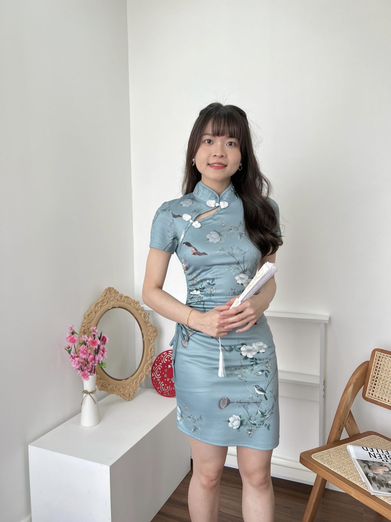 Jade Cheongsam Dress - Beez Boutique