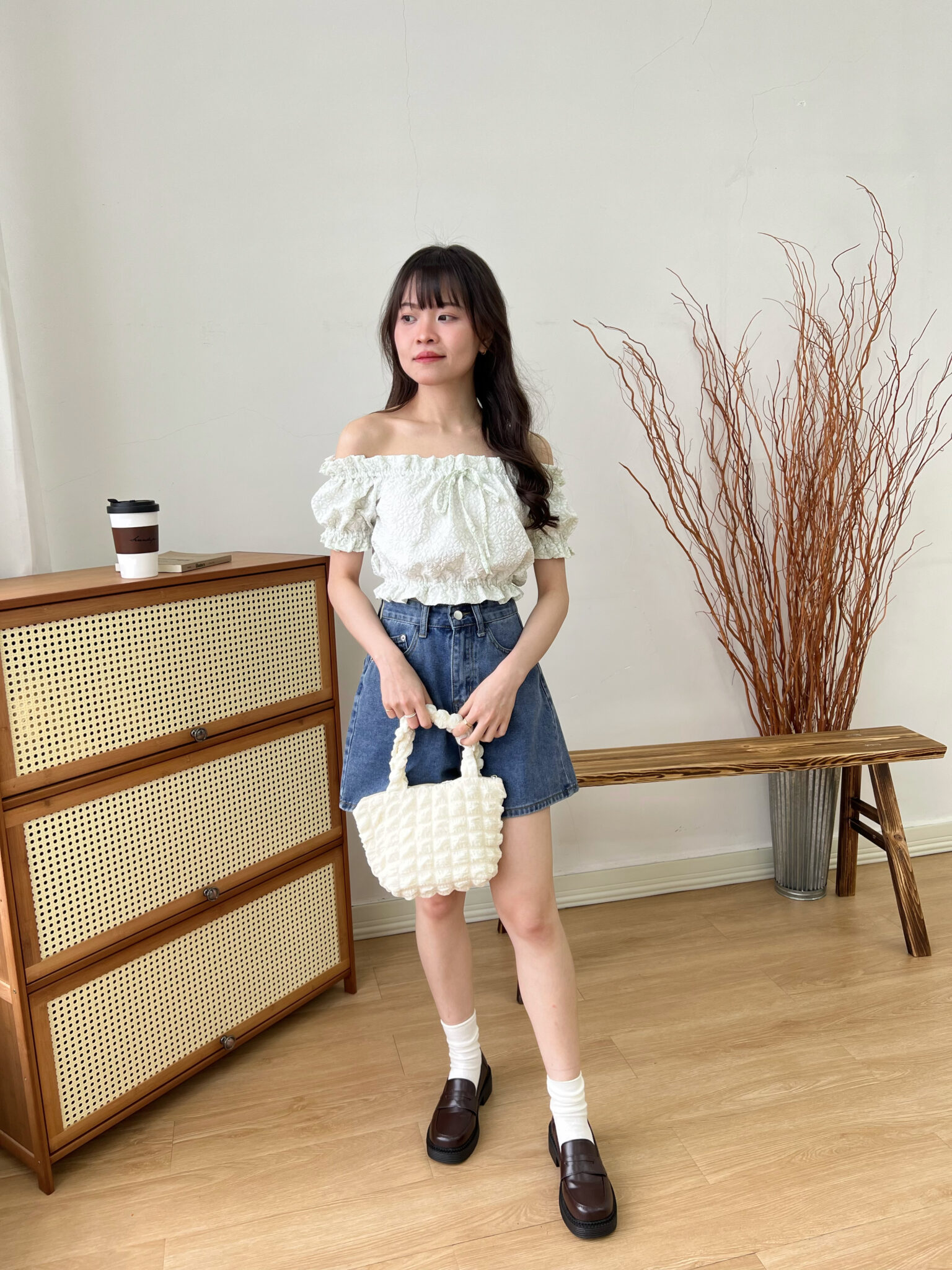 Shiney Shorts (Dark Blue) - Beez Boutique